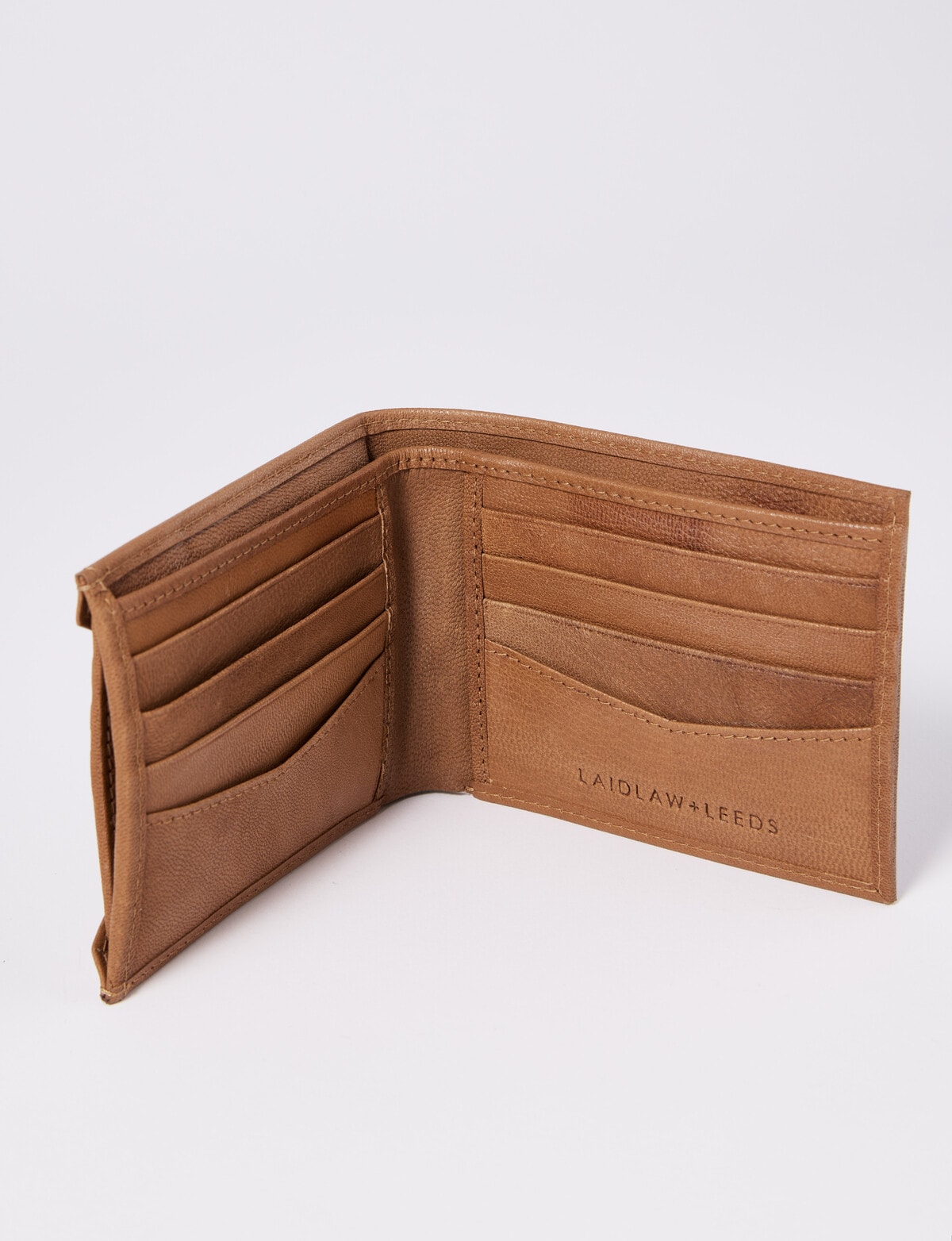 Laidlaw + Leeds Horizontal Wallet & Cardholder, Tan - Wallets & Bags