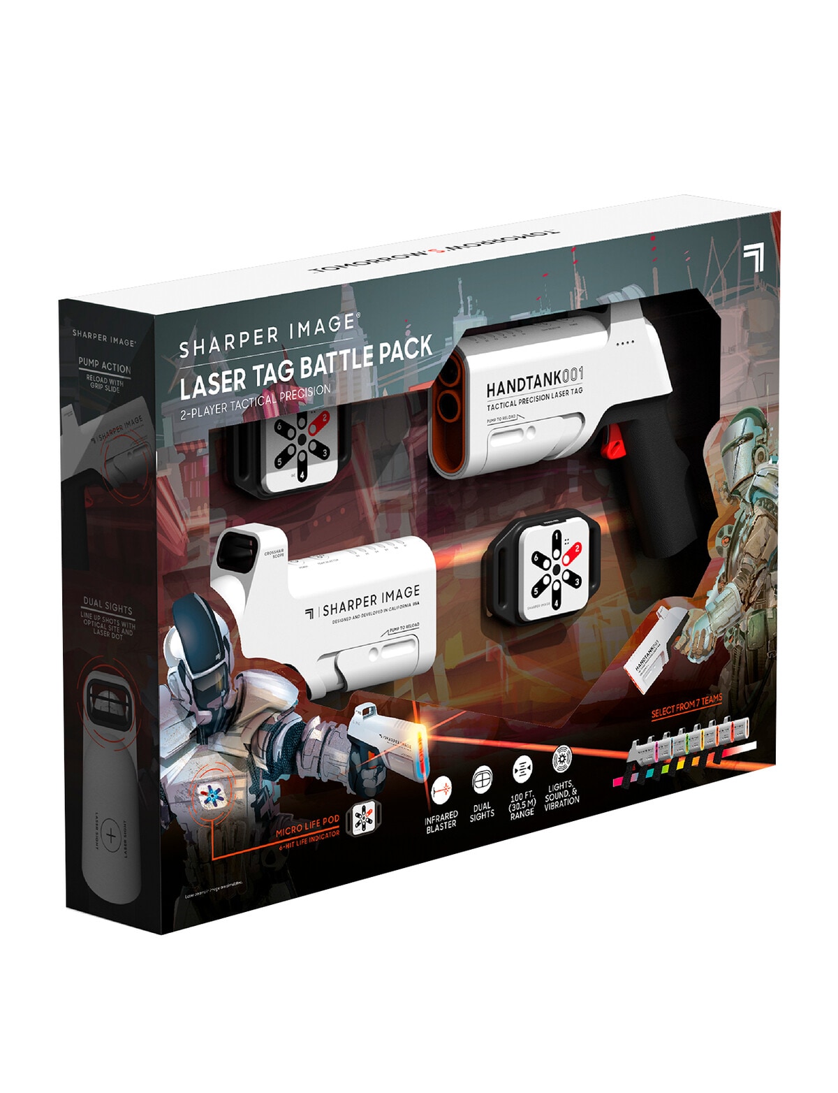 Sharper Image Laser Tag Handtank Battle Pack - Scooters & Outdoor Toys