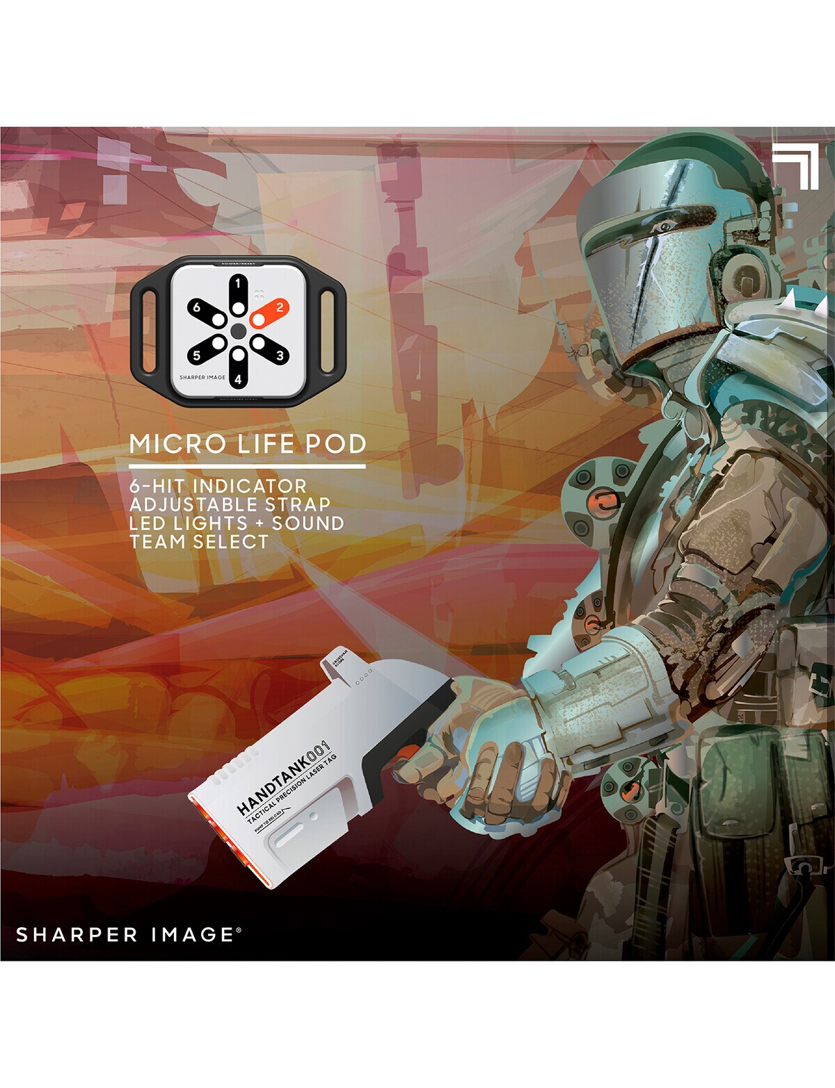 Sharper Image Laser Tag Handtank Battle Pack - Scooters & Outdoor Toys
