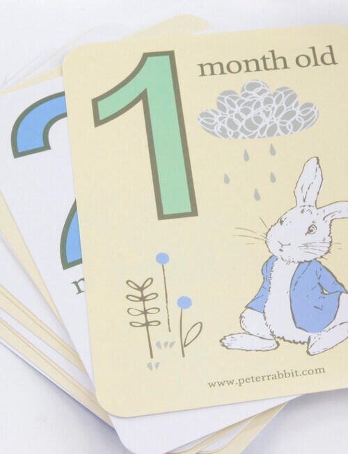 Peter Rabbit Peter Rabbit Cloud Muslin Wrap & Card Set, Blue, 2-Piece ...