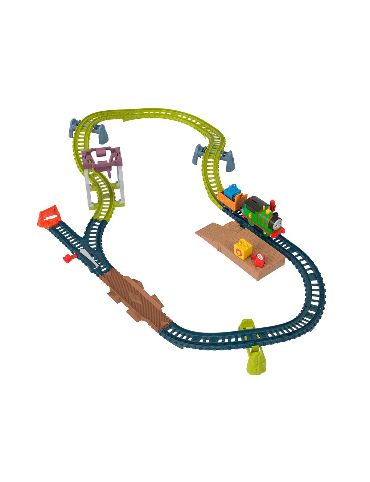 Thomas The Tank Engine Thomas Motorized Track Set, Assorted - Cars ...