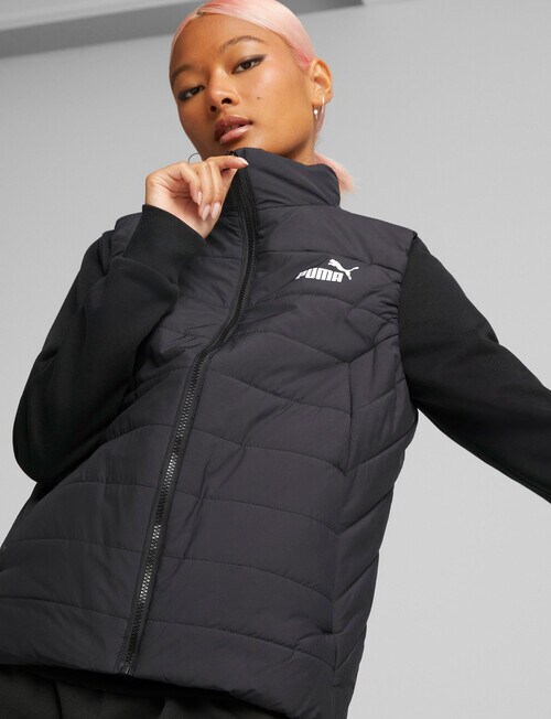 Puma Essential Padded Vest, Black - Activewear