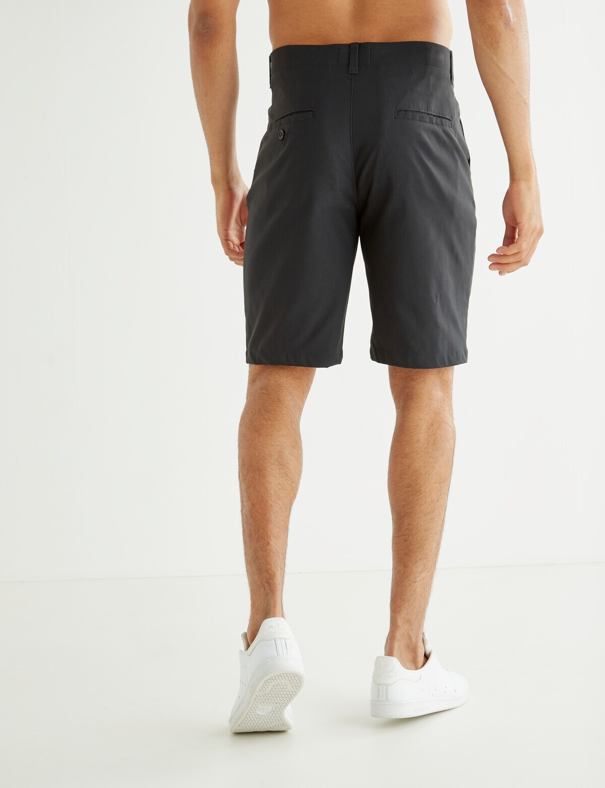 Gasoline Tech Chino Short, Black - Shorts