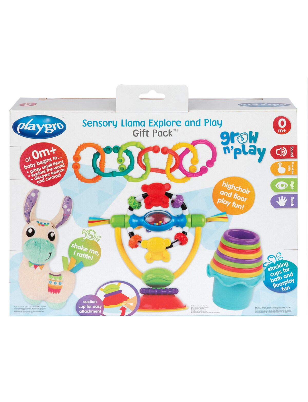 Playgro Sensory Liama Gift Pack - Nursery Toys & Play