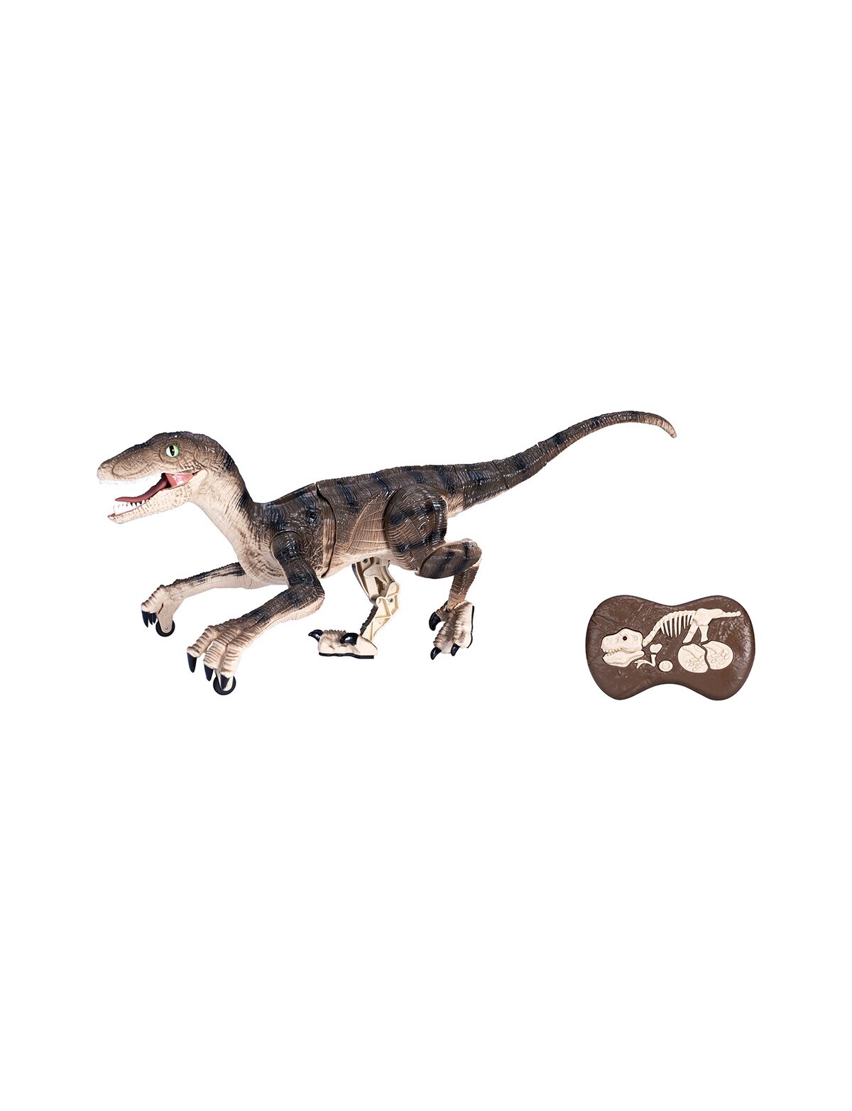 Remote Control Velociraptor With Light And Sound, Assorted - Action Figures