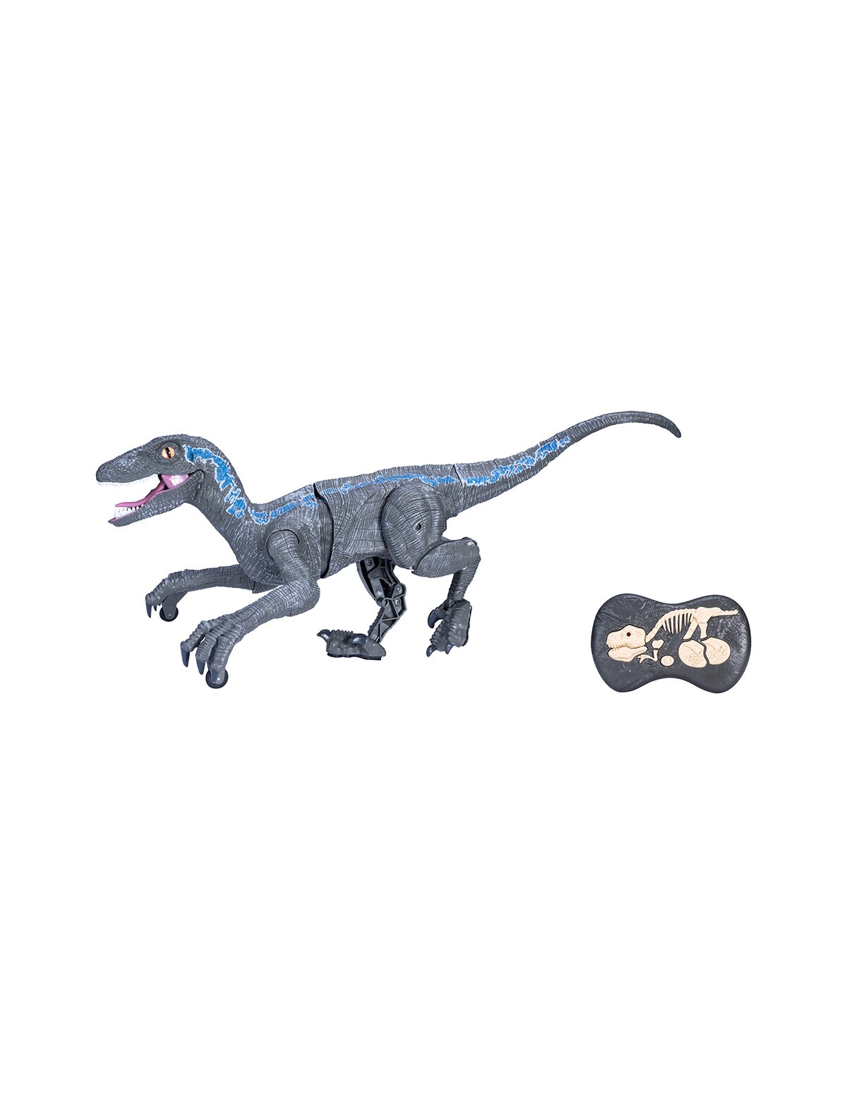 Remote Control Velociraptor With Light And Sound, Assorted - Action Figures