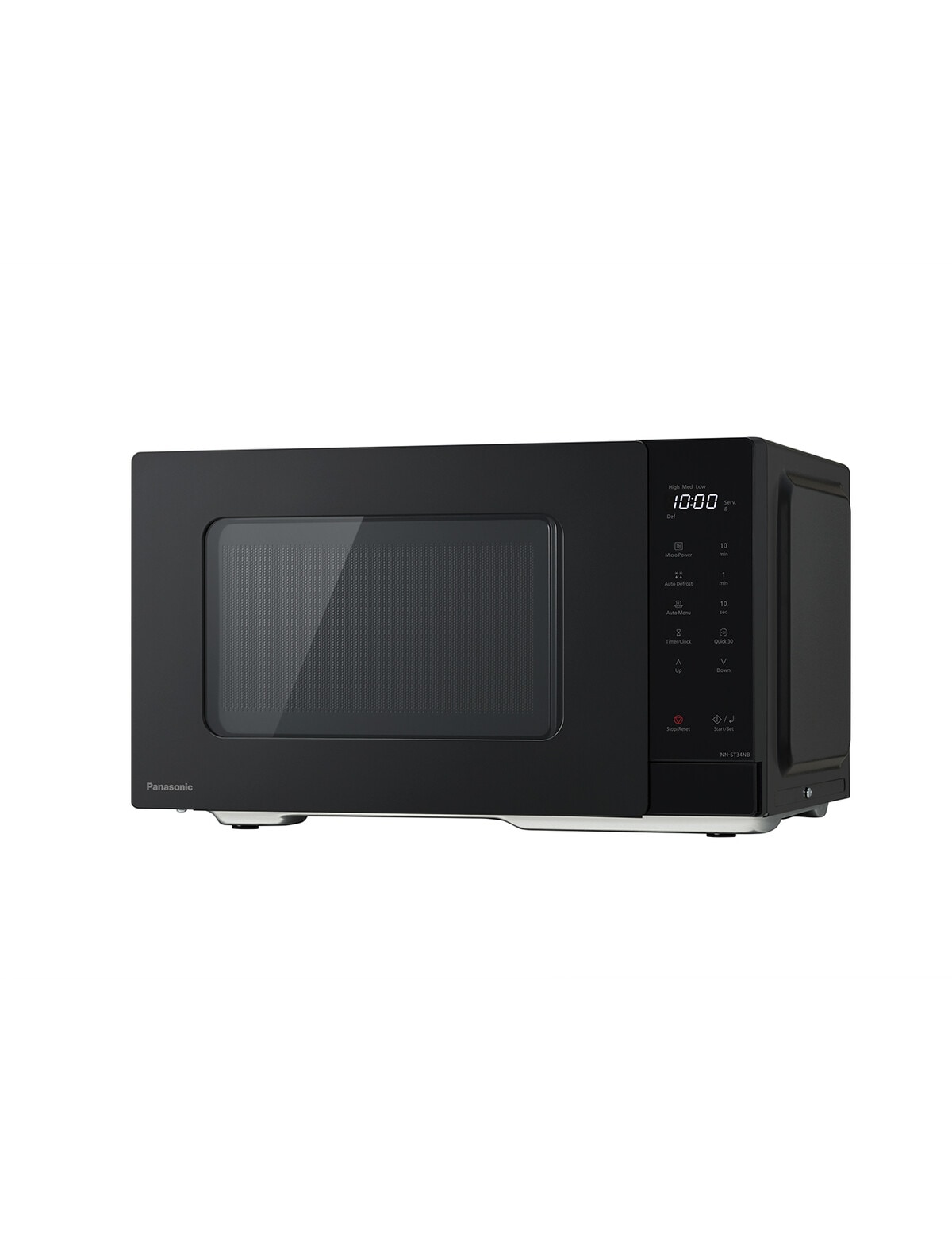 Panasonic 25L Microwave Oven, Black, NN-ST34NBQPQ - Microwaves & Mini Ovens
