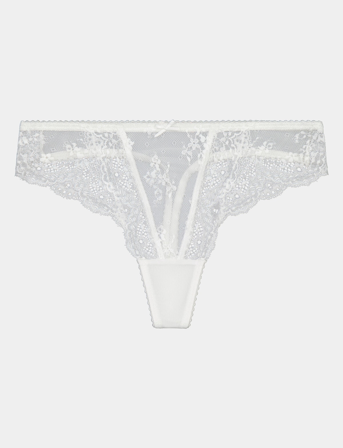 Bendon Sofia Thong, White, XS-XL - Briefs