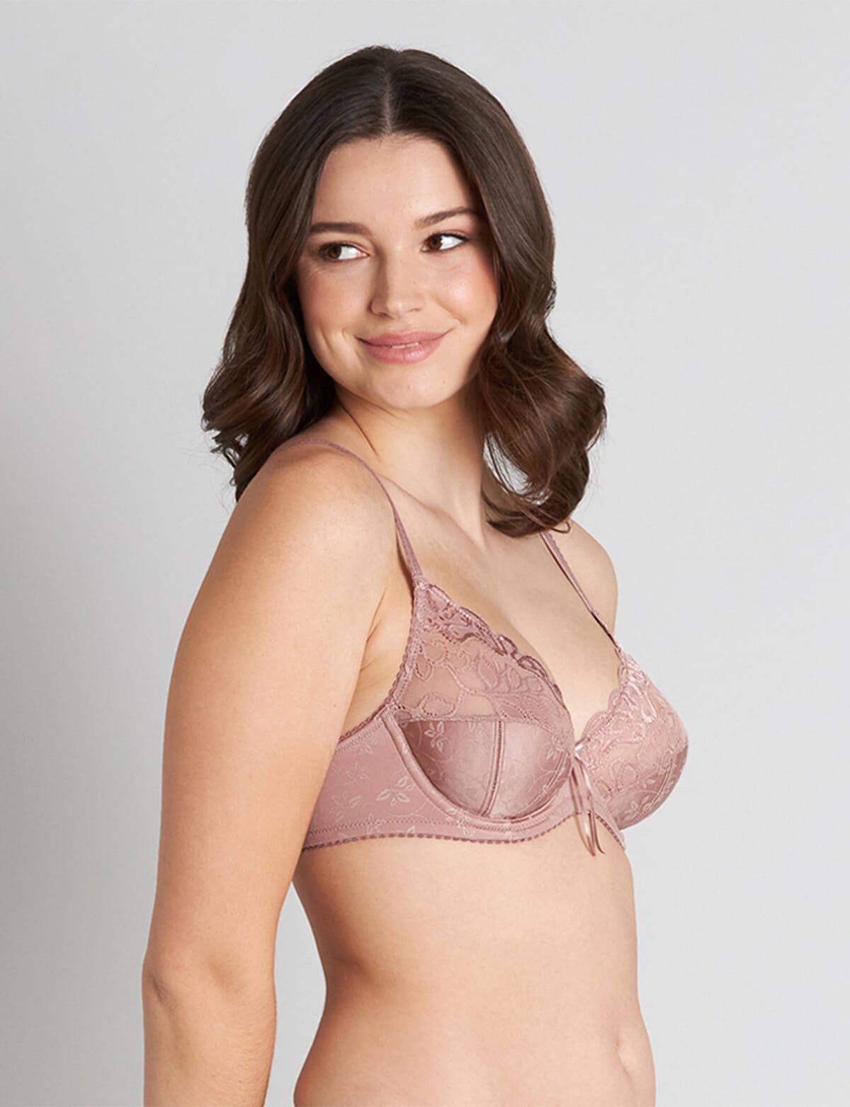 Bendon Yvette Underwire Bra, Mocha, B-DD - Bras