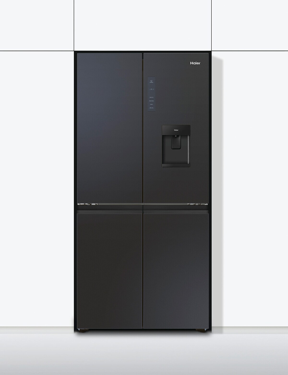 Haier 508L Quad Door Fridge Freezer, Black, HRF580YHC - Fridges & Freezers