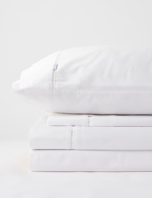 Kate Reed Sloane Sheet Set, White - Bed Sheets & Pillowcases