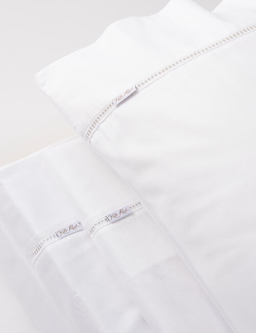 Kate Reed Sloane Sheet Set, White - Bed Sheets & Pillowcases