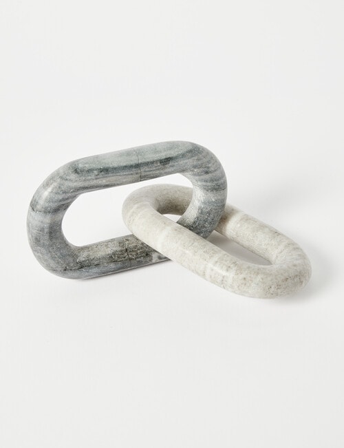 M&Co Marble Chain Object - Home Accessories