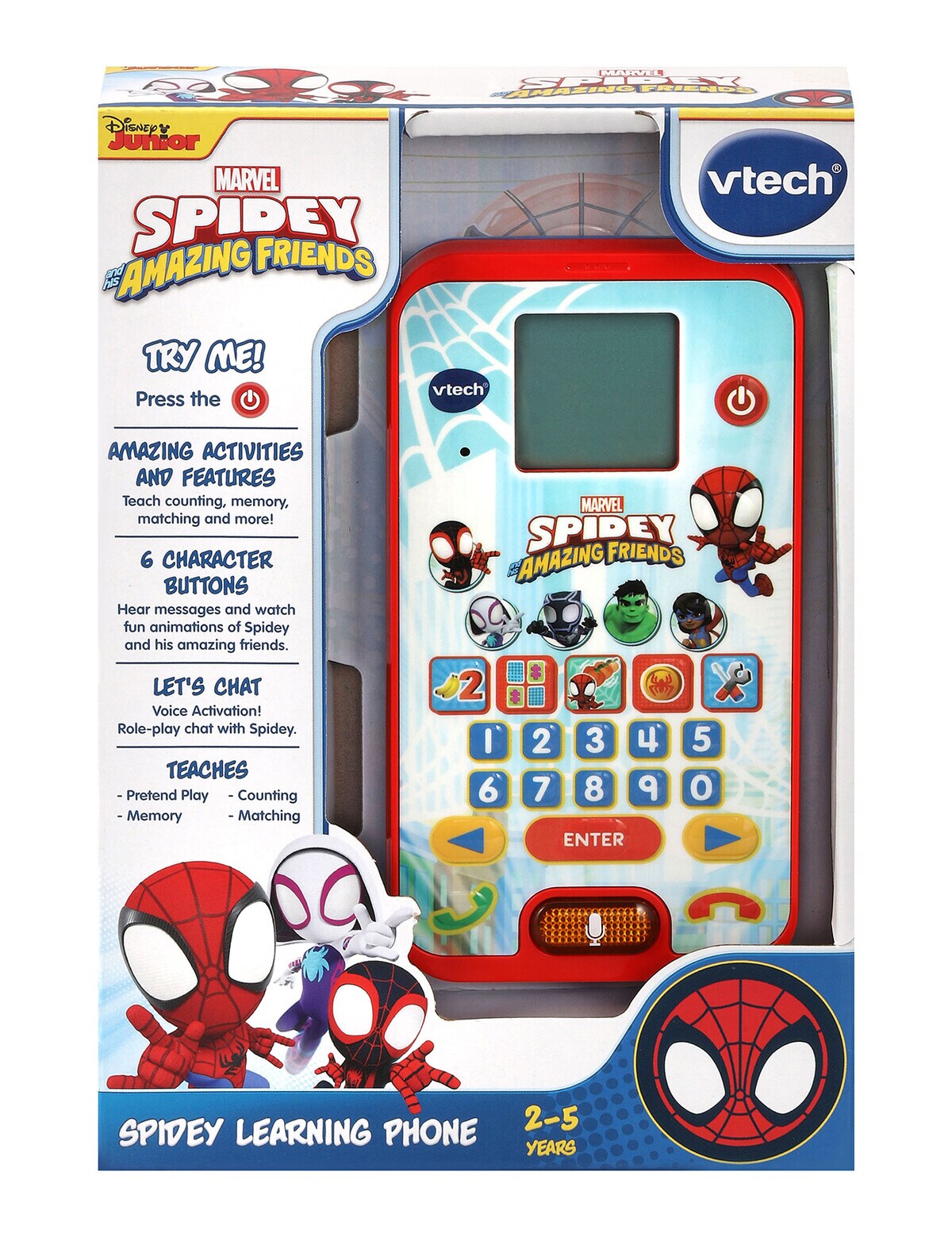 Vtech Spidey Learning Phone - Science & Electronic Toys