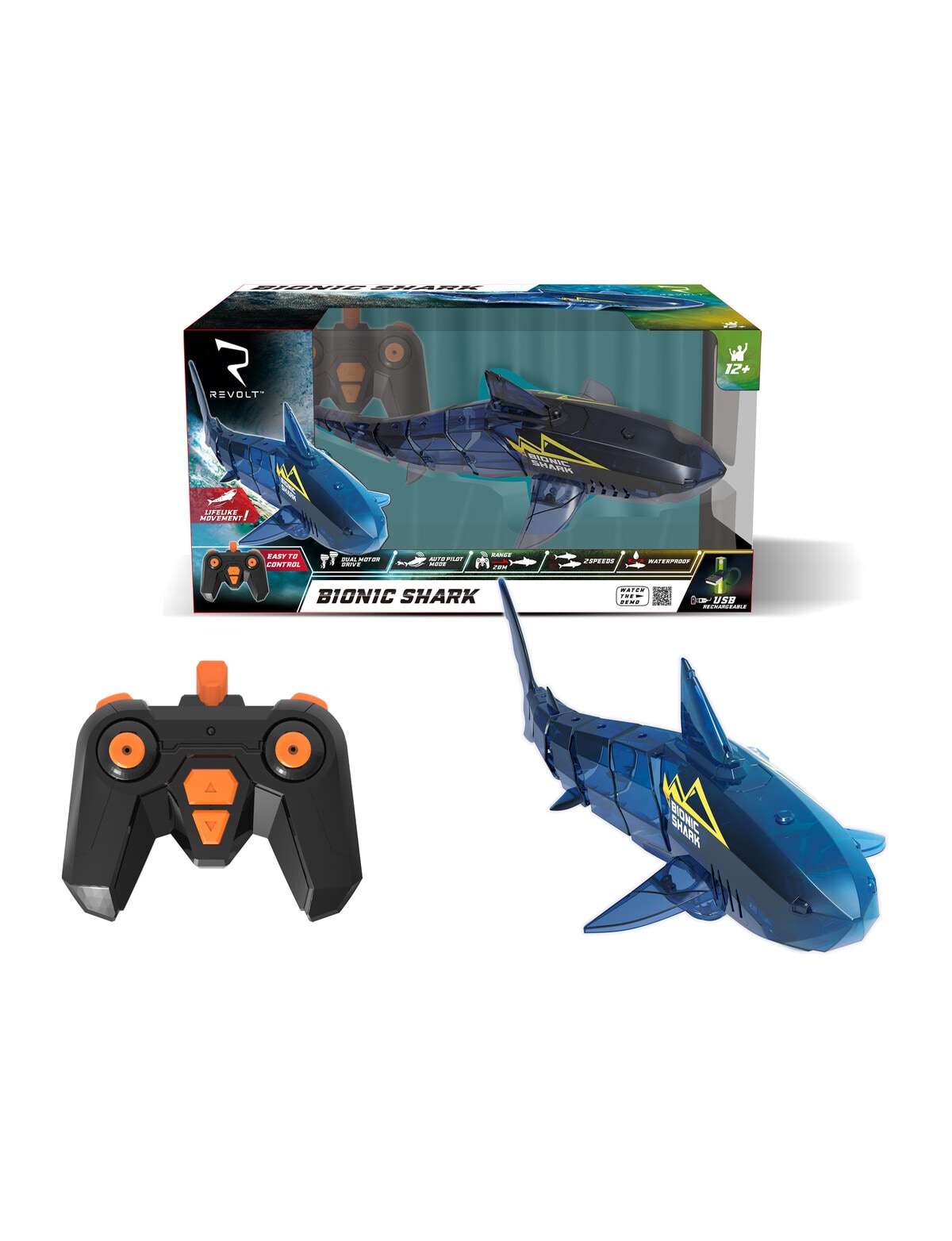 Revolt Remote Control Bionic Shark - Cars, Trucks & Remote Control