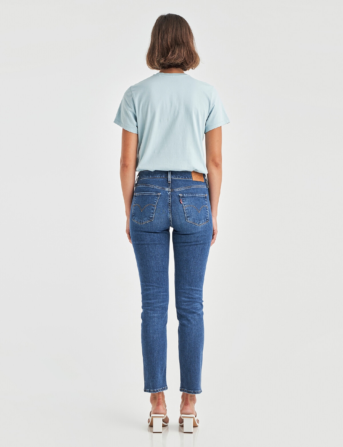 Levis 312 Shaping Slim Jean, Blue Wave Mid, 32" - Jeans