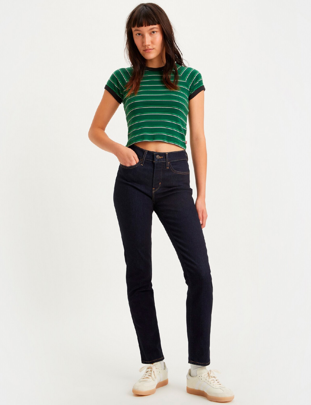 Levis 312 Shaping Slim Jean, Blue Wave Rinse, 32" - Jeans