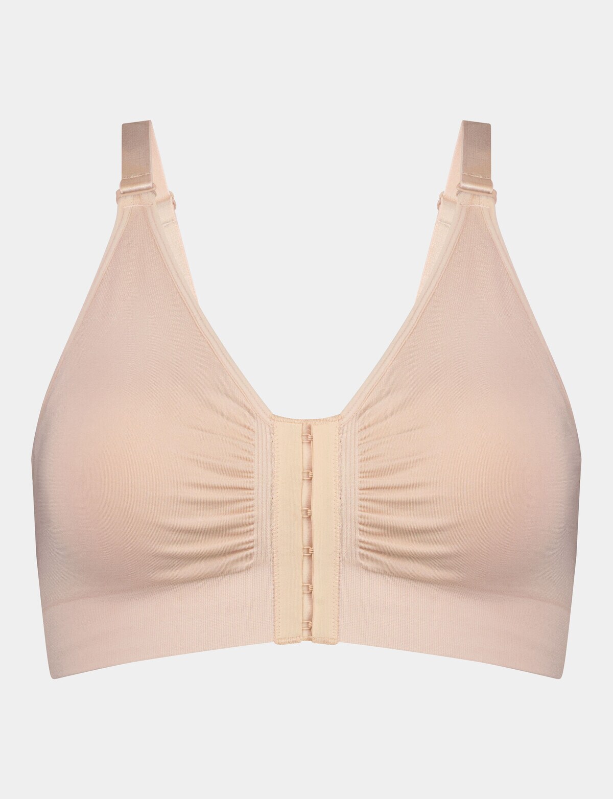 Bendon Restore Front Open Wirefree Bra, Latte, S-2XL - Bras