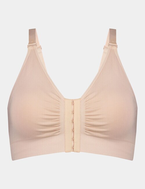 Bendon Restore Front Open Wirefree Bra, Latte, S-2XL - Bras