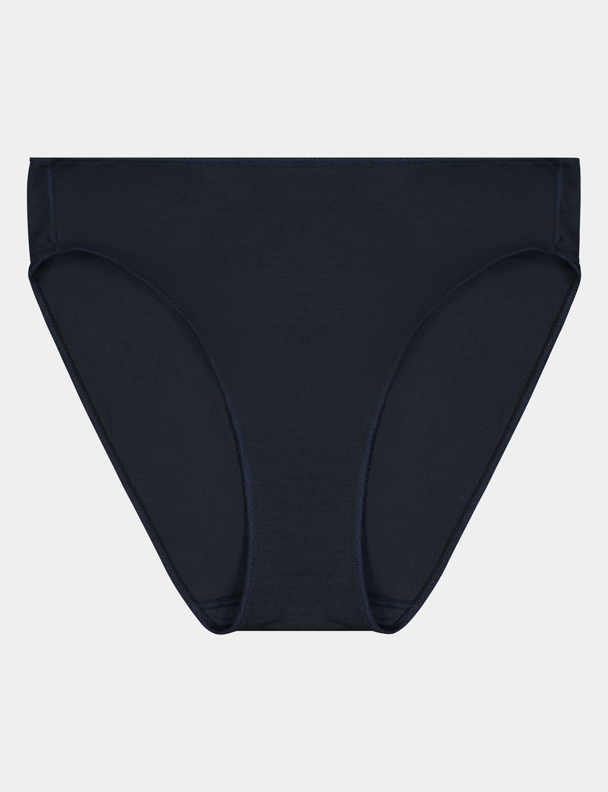 Bendon Au Naturel High Cut Brief, Black, S-2XL - Briefs