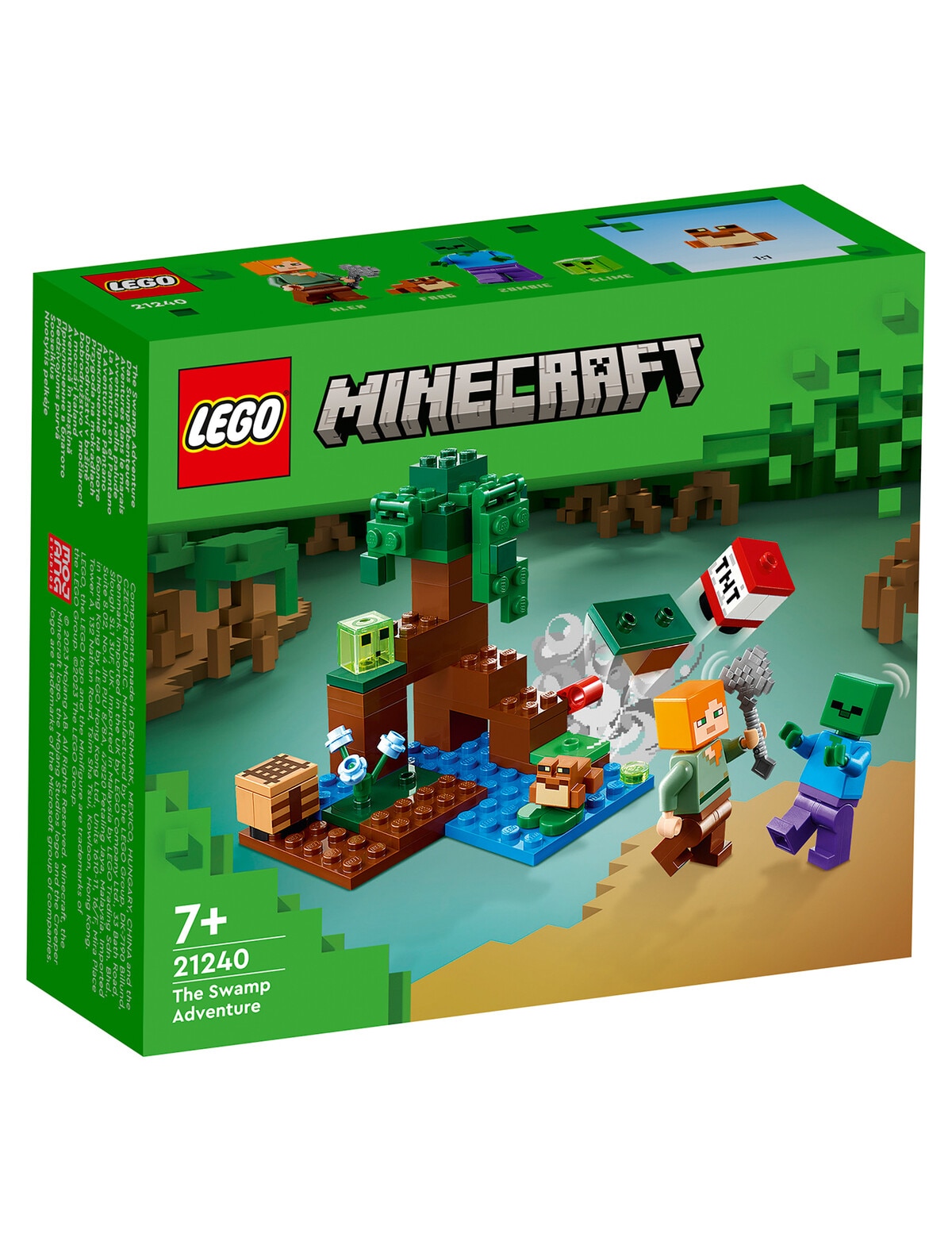 LEGO Minecraft The Swamp Adventure, 21240 - Lego & Construction