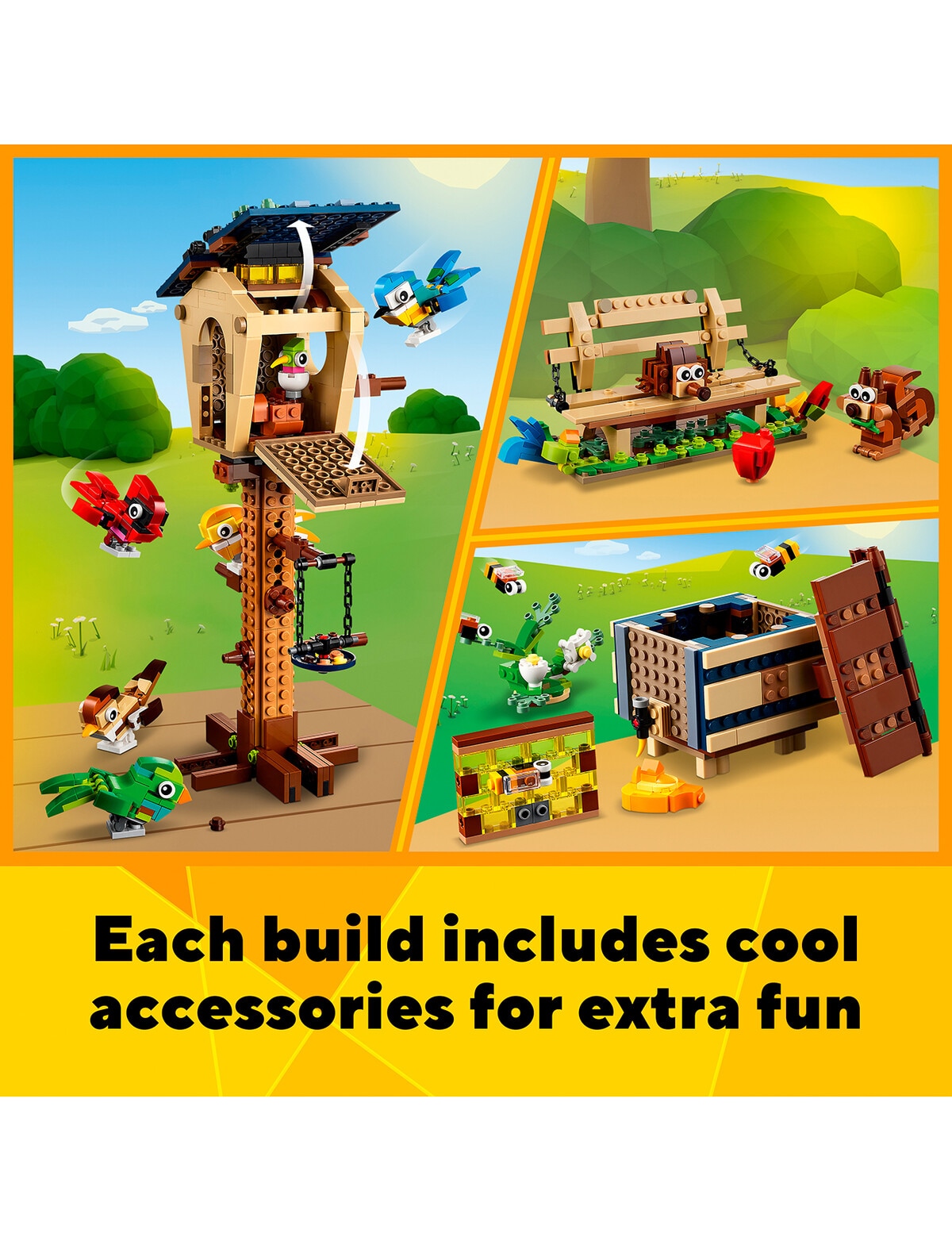 LEGO Creator 3-in-1 Birdhouse, 31143 - Lego & Construction