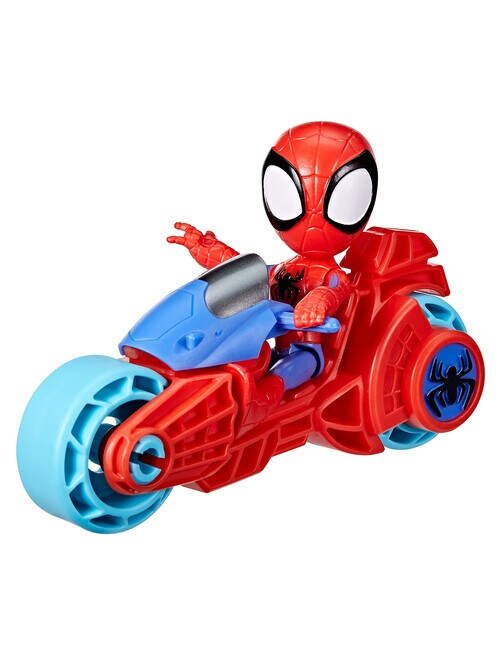 Spiderman Motorcycle, Assorted - Toys Red Dot