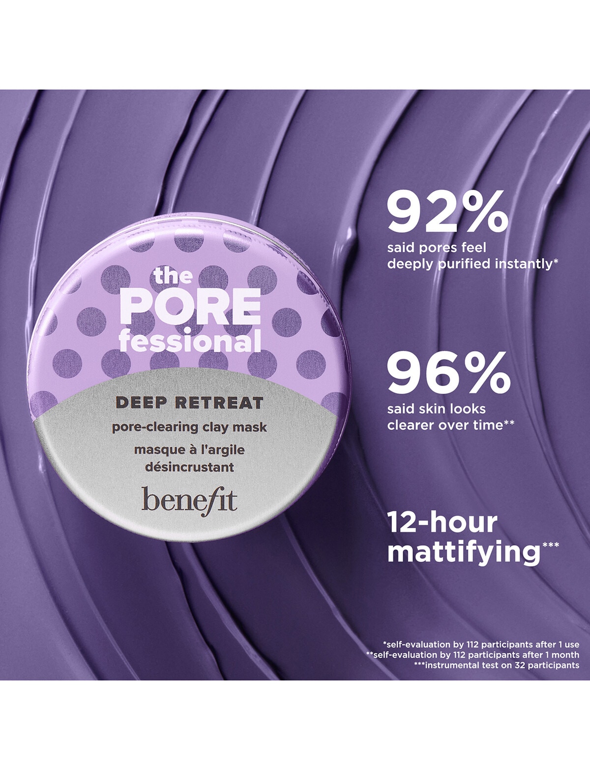 benefit The POREfessional Deep Retreat Pore-Clearing Clay Mask ...