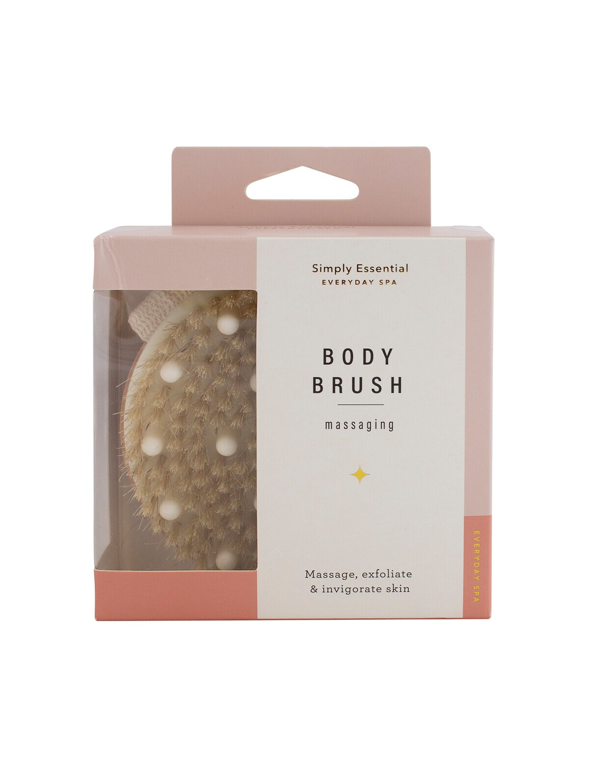 Simply Essential Massaging Body Brush - Bath & Shower Care
