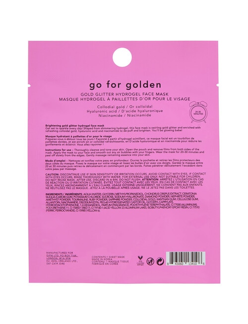 Holler and Glow Go For Golden Face Mask - Treatments & Masks