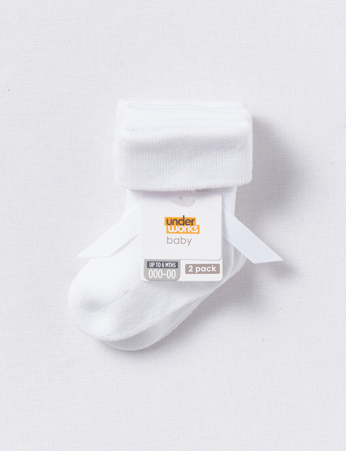 Underworks Modal Socks, 2-Pack, White - Socks & Tights