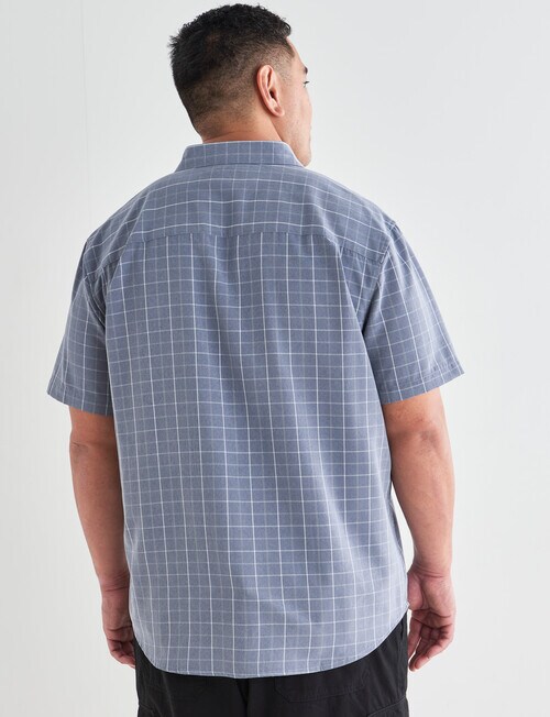 Chisel King Size Short Sleeve Soft Touch Shirt, Navy - Casual Shirts