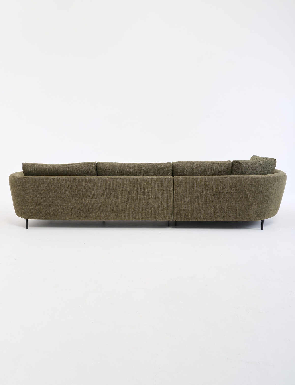 LUCA Furniture Milan Fabric 2.5 Seater Sofa with Left Hand Corner - Sofas