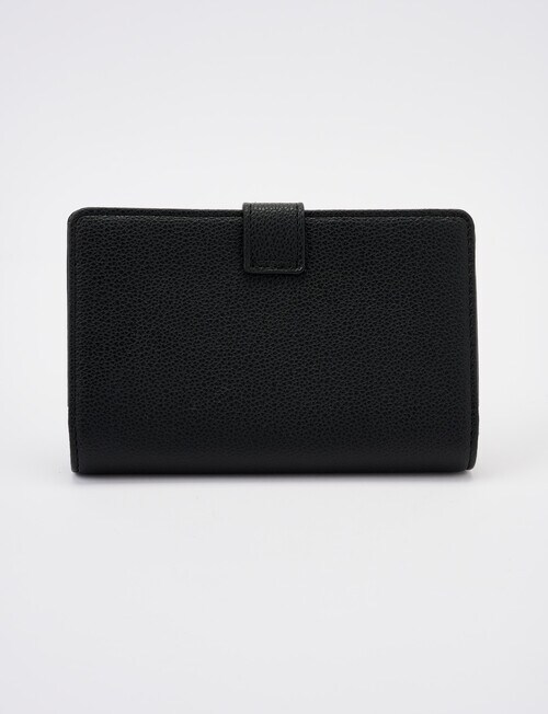 Boston + Bailey Medium Flap Wallet Coin Purse, Black & White - Wallets