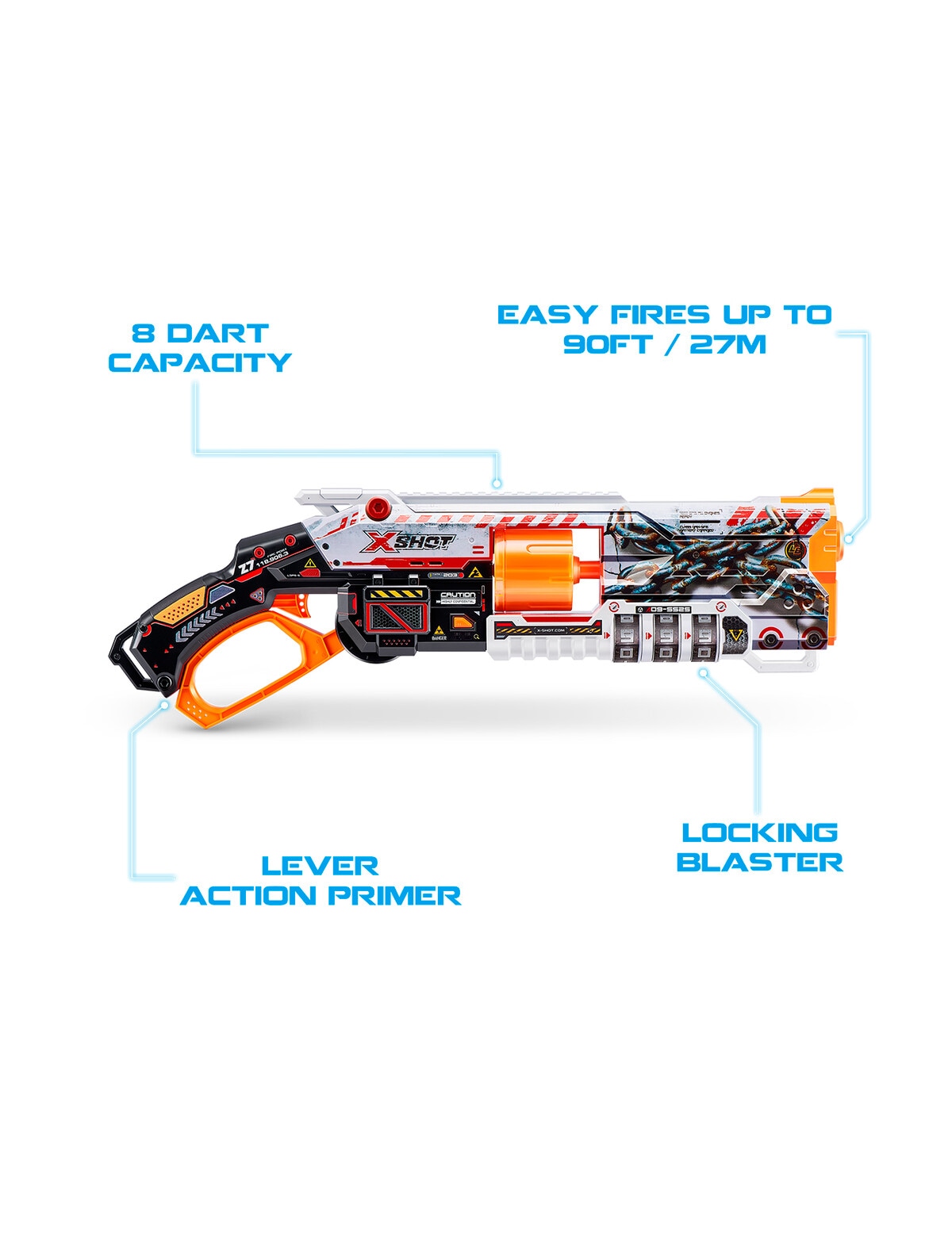 X-Shot Skins Lock Blaster - Scooters & Outdoor Toys