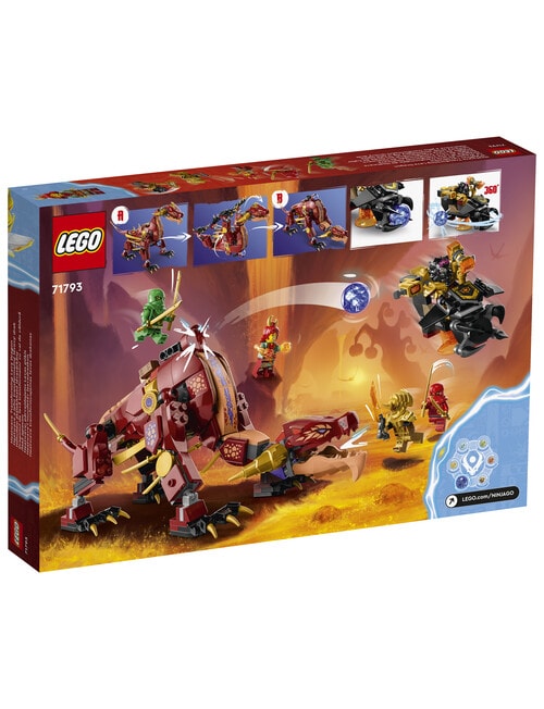 LEGO NINJAGO Heatwave Transforming Lava Dragon, 71793 - Lego & Construction