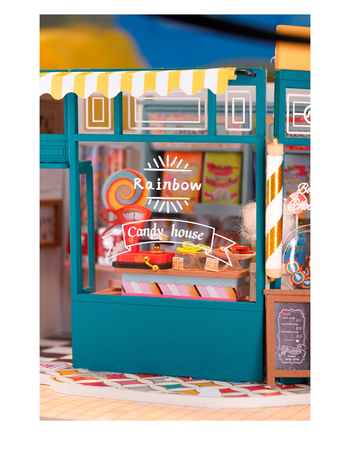 DIY Kits Miniature Kit, Rainbow Candy House - Arts & Crafts