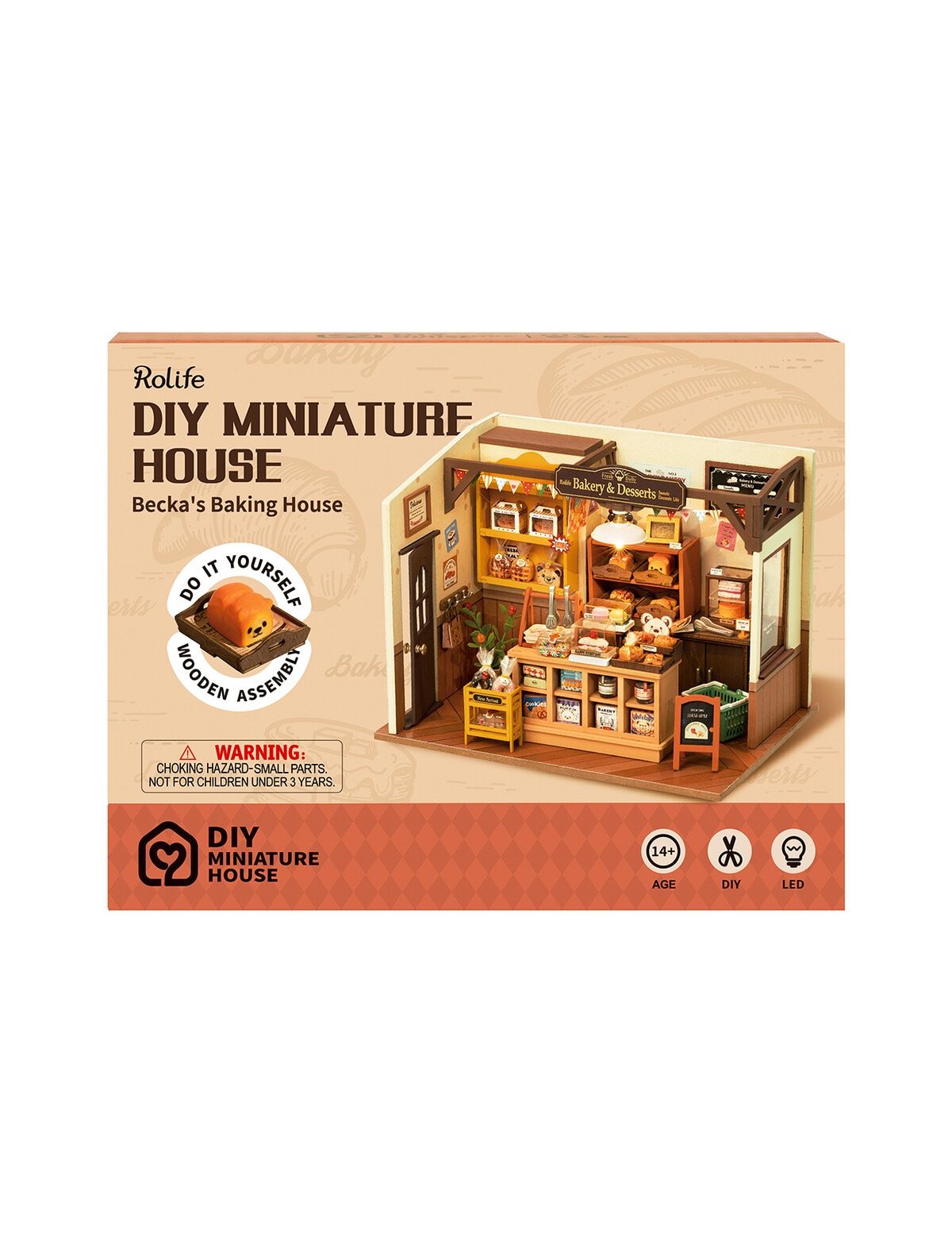DIY Kits Miniature Kit, Becka's Baking House - Arts & Crafts