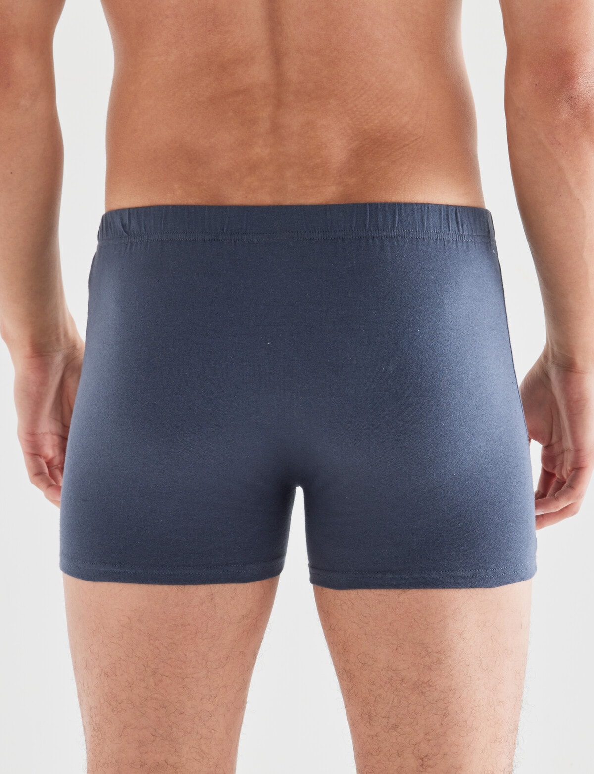Chisel Plain Trunk, 2-Pack, Black & Grey - Underwear