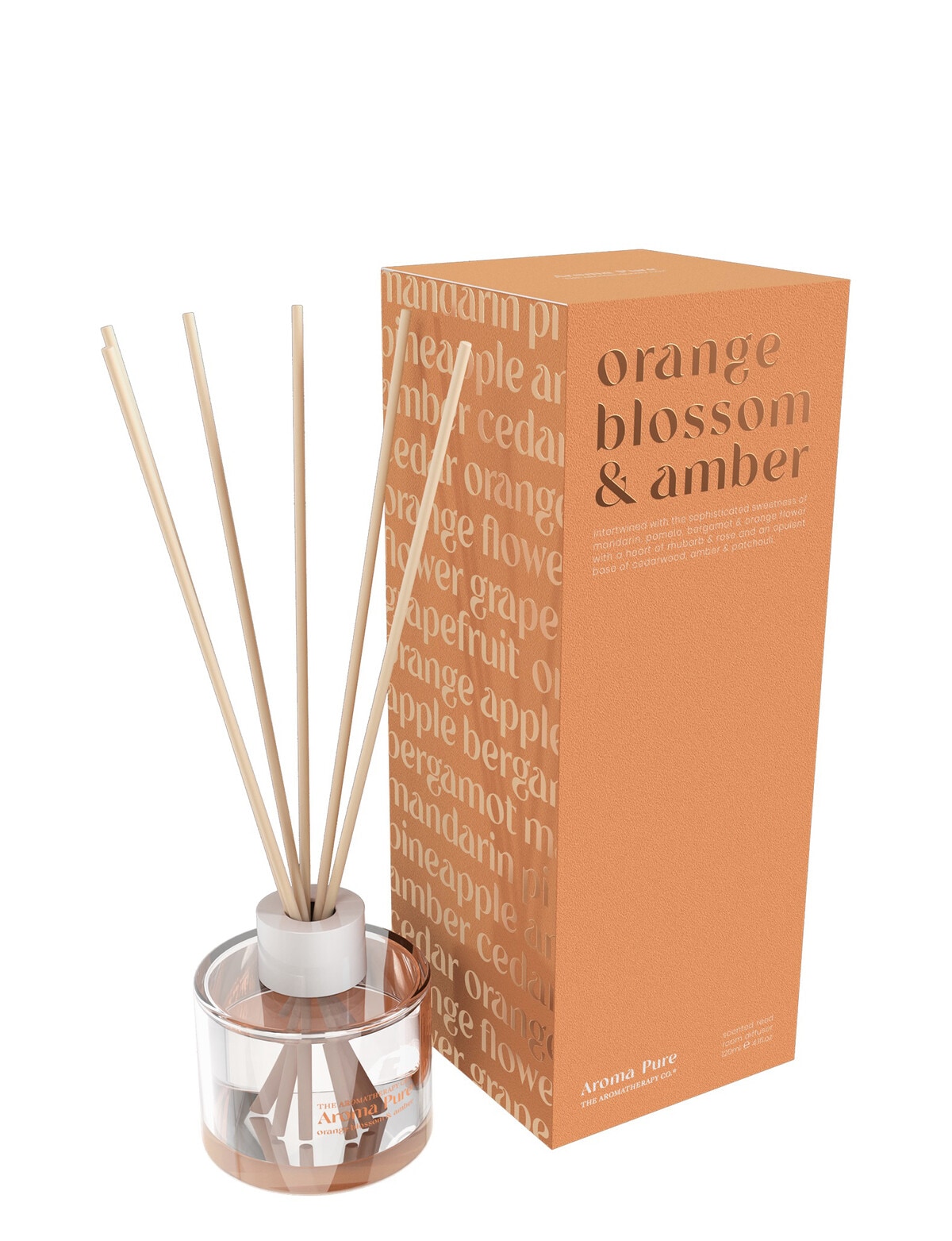 The Aromatherapy Co. Aroma Pure Diffuser, Orange Blossom & Amber, 120ml ...