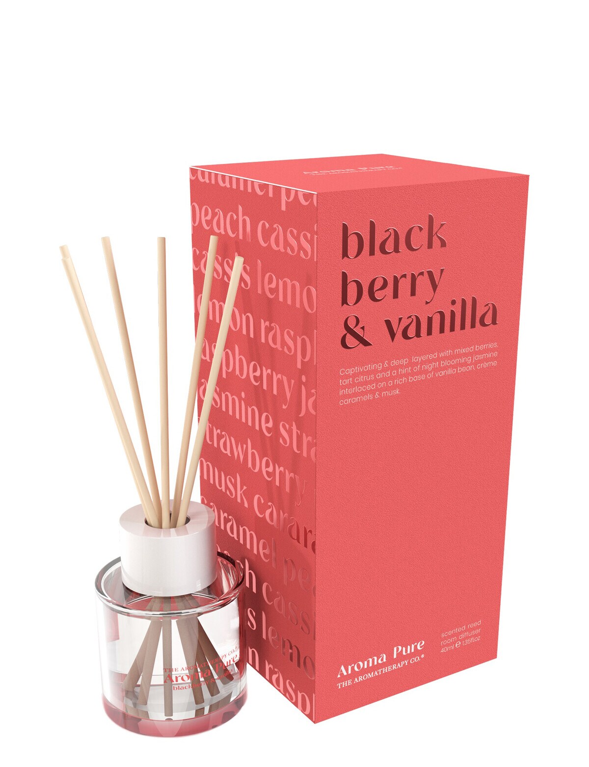 The Aromatherapy Co. Aroma Pure Diffuser, Blackberry & Vanilla, 40ml ...