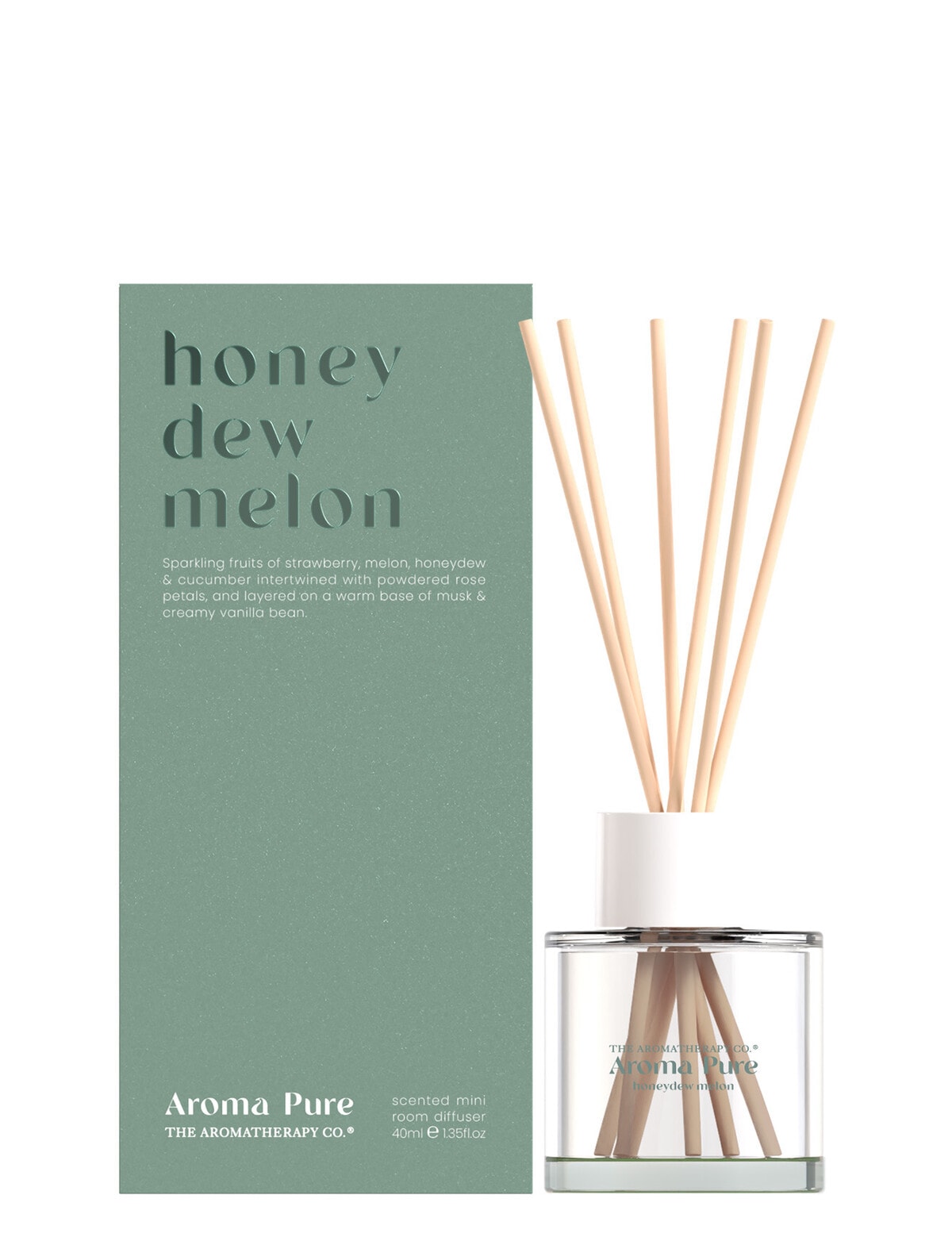 The Aromatherapy Co. Aroma Pure Diffuser, Honeydew Melon, 40ml - Candles & Home Fragrance
