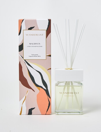 Salt&Pepper Wanderlust Diffuser, Maldives, 180ml - Candles & Home Fragrance