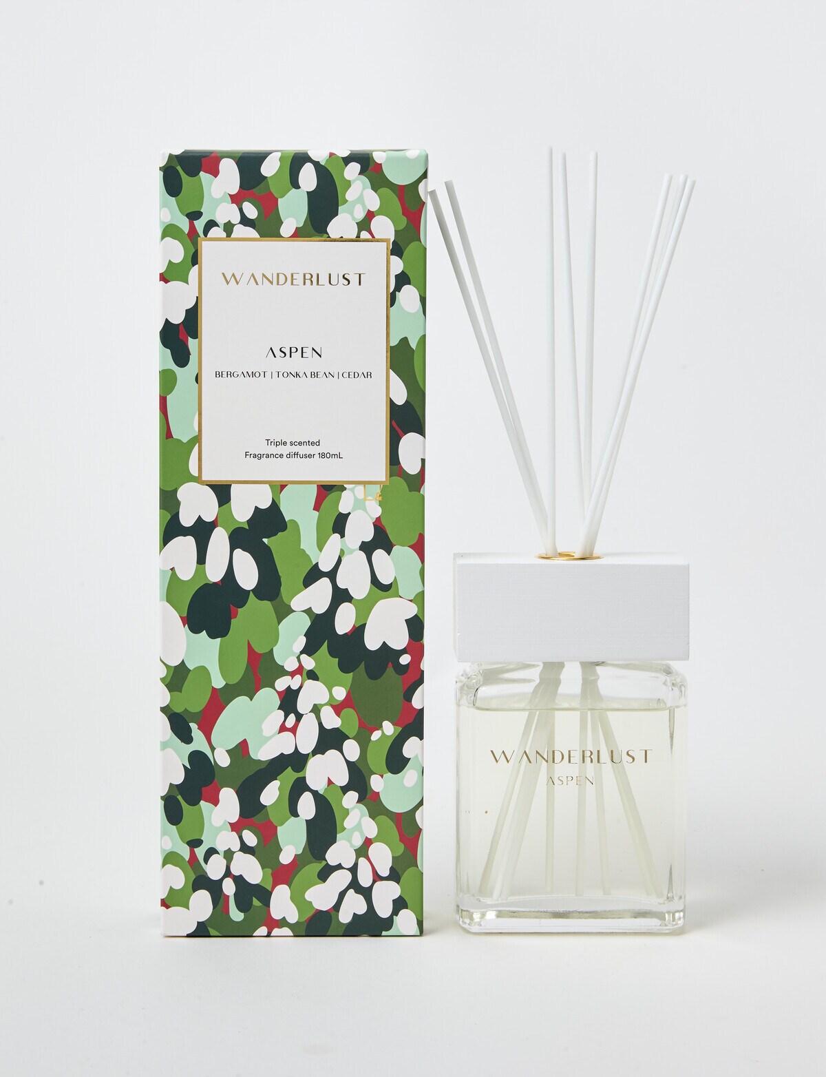 Salt&Pepper Wanderlust Diffuser, Aspen, 180ml - Candles & Home Fragrance