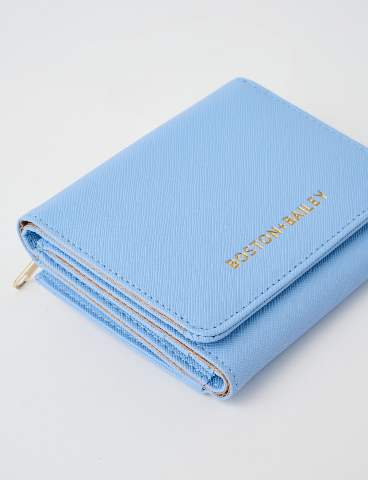 Boston + Bailey Small Wallet With Coin Pocket, Blue - Wallets