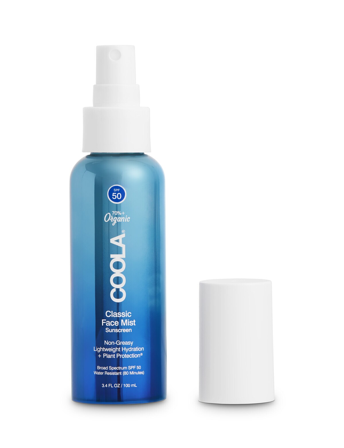 COOLA Classic Face Organic Sunscreen Mist SPF 50, 100ml - Suncare & Tanning