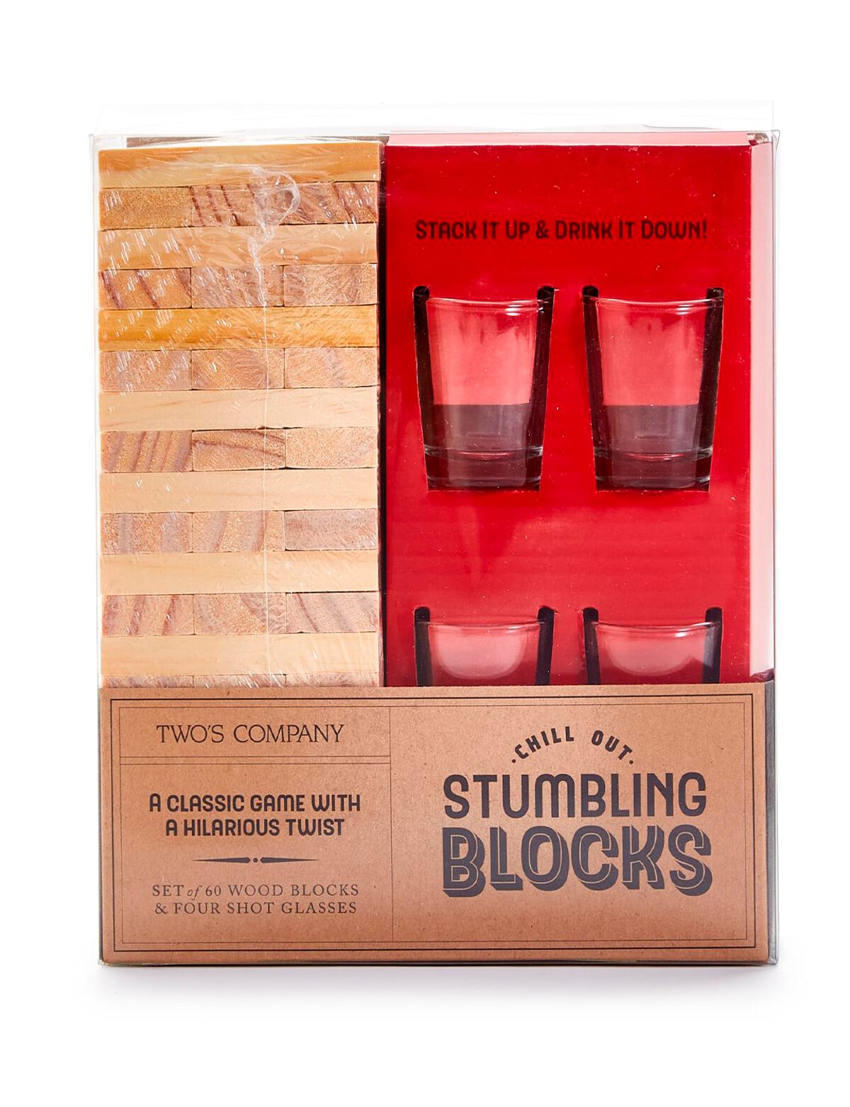 TWO'S COMPANY Chill Out Stumbling Blocks - Gadgets & Gifts