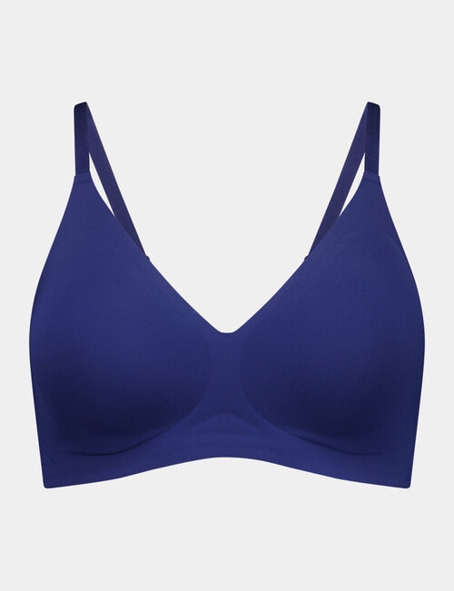 Bendon Comfit Soft Cup Plunge Bra, Medieval Blue - Bras