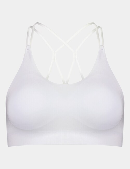 Bendon Sport Exhale Yoga Bra White, XS-2XL - Bras