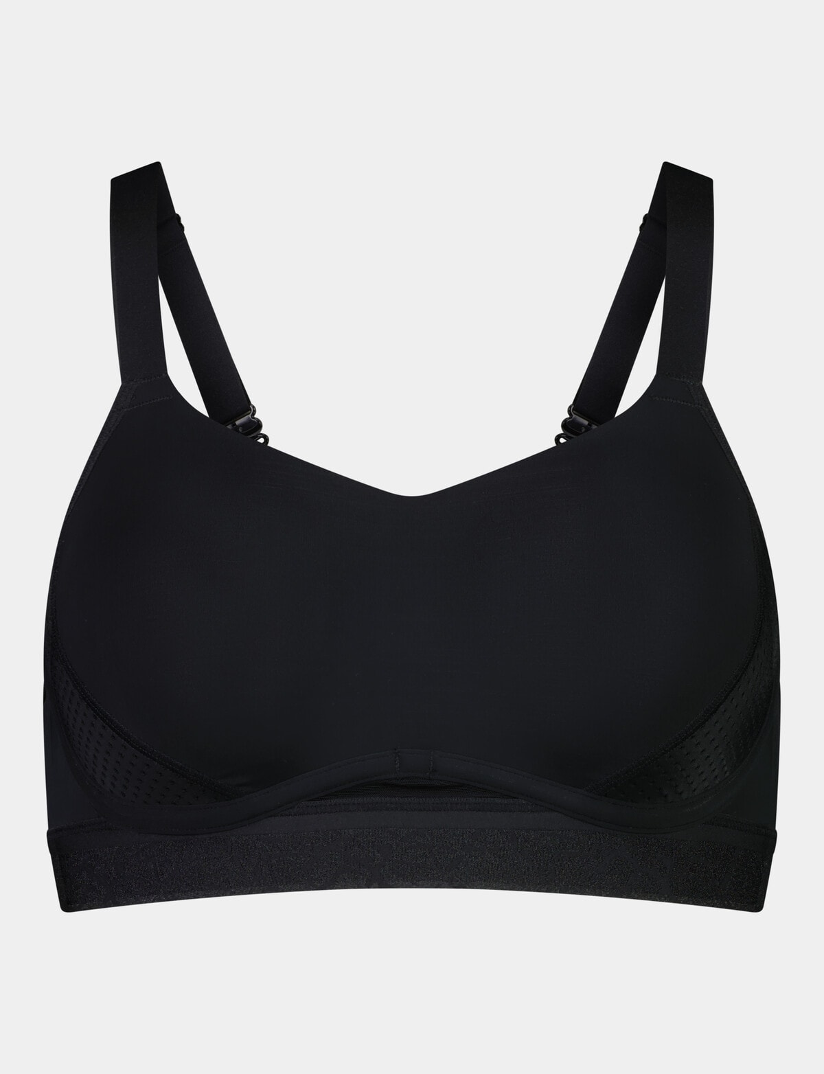 Bendon Sport Breathe Underwire Bra, Black, B-E - Bras